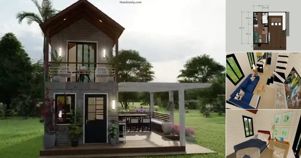 20 SQM Super Cozy House Design with FLOOR PLAN ~ » HouseDesigns