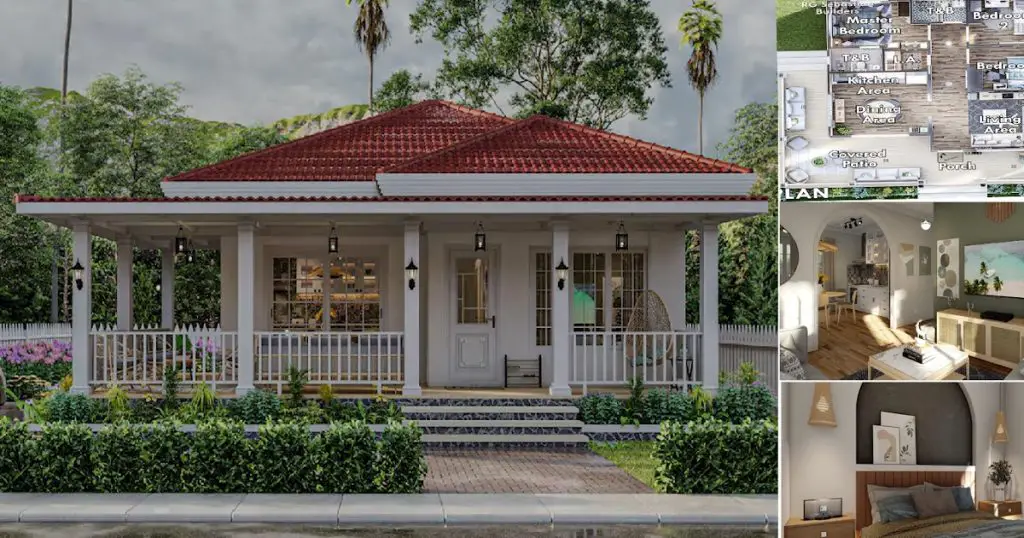 3-Bedroom Simple Small House Design (FLOOR PLAN) ~ » HouseDesigns