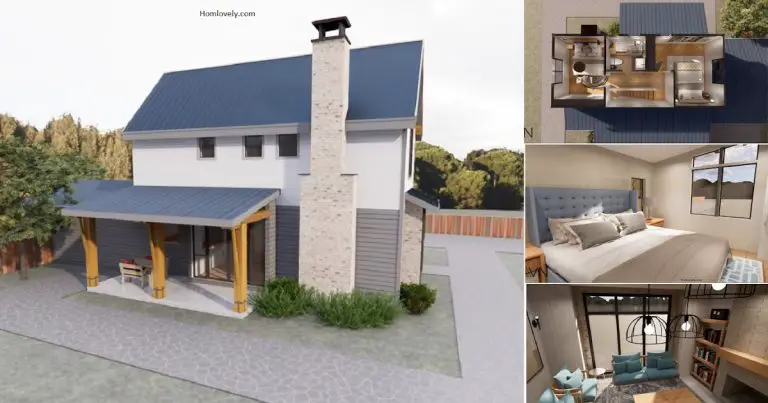 3-Bedroom and 2-Car Garage Comfy House Design with Floor plan ...