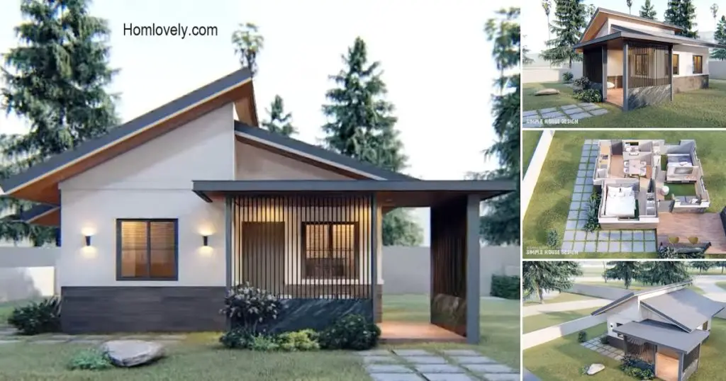 39 Sqm Simple Tiny Bungalow House Design Affordable » HouseDesigns