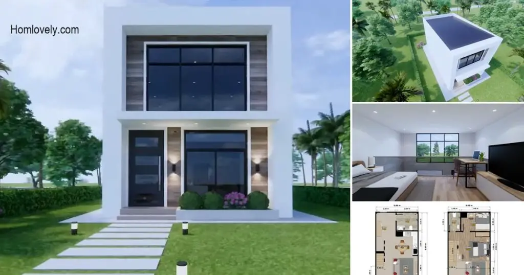 45 SQM Traditional House Design + Floor Plan ~ » HouseDesigns