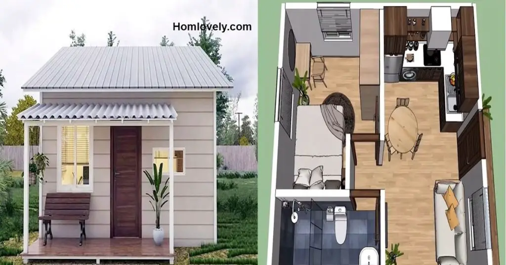 5m x 6m Tiny House Design with House Plan ~ » HouseDesigns