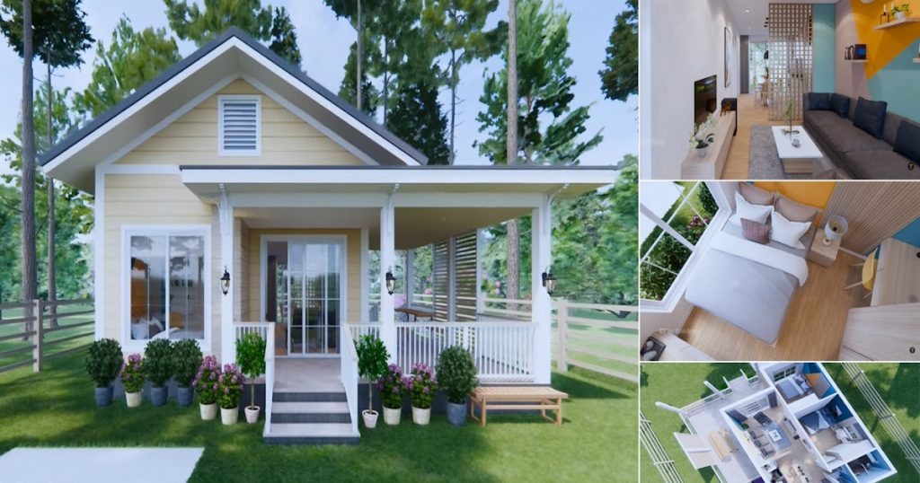 6 x 9 M Unique Small House Design With 2 Bedroom + House Plan ...