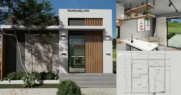 6×6 M Small and Modern House Design Plan ~ » HouseDesigns