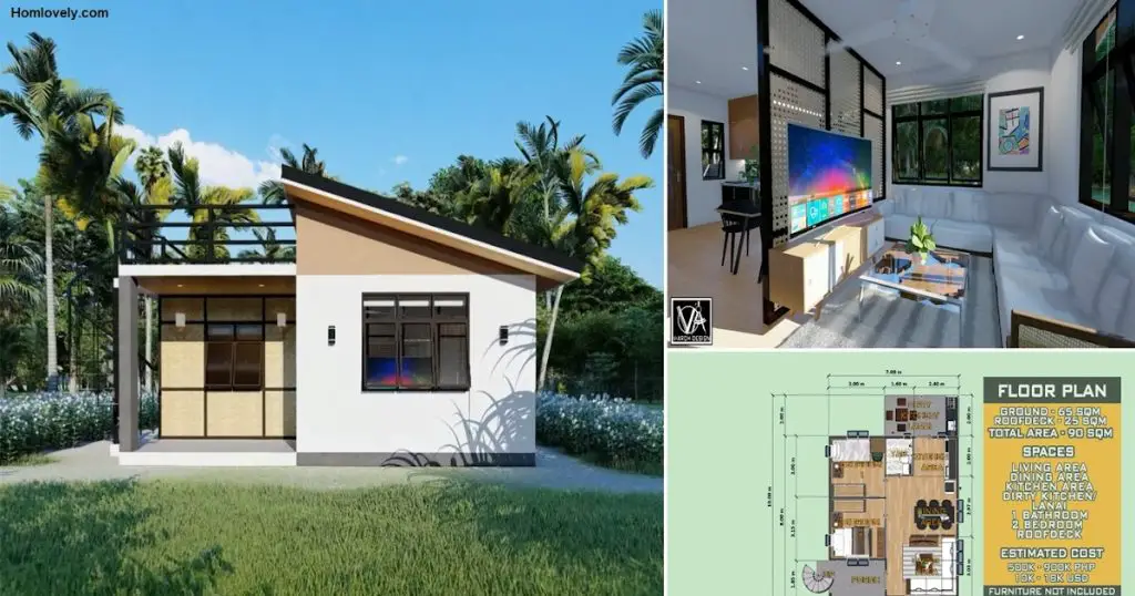 7×10 Small Amakan House Design with Roofdeck ~ » HouseDesigns