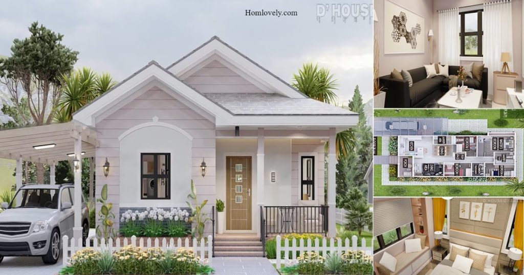 8 x 12 M Bungalow House Design With 4 Bedroom + Full House Plan ...