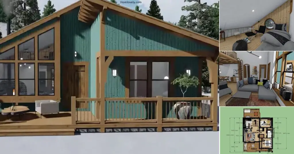 9 x 10 M Super Cozy House Design with 2 BEDROOMS ~ » HouseDesigns