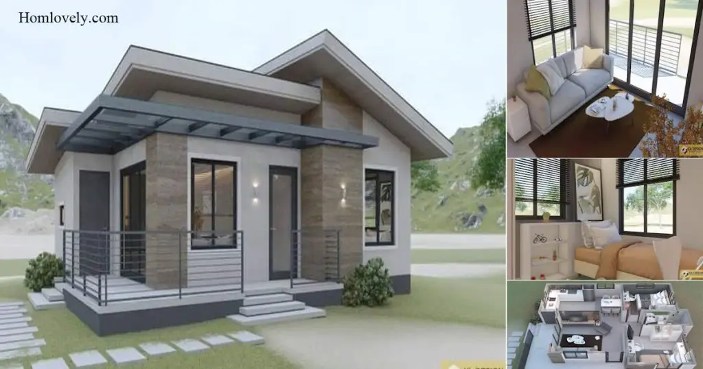 A Perfect Small House Design With 2 Bedrooms House Plan Housedesigns