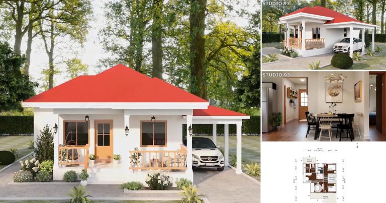 Amazing Small House Design in 77 Sqm Modern Bungalow ~ » HouseDesigns