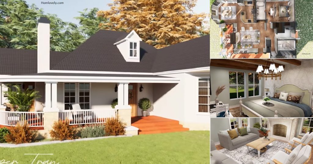 Cottage House Design with FANTASTIC Bedroom and Floor Plan ~ » HouseDesigns
