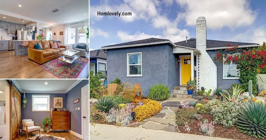 Cute House Design With Yellow Door ~ » HouseDesigns