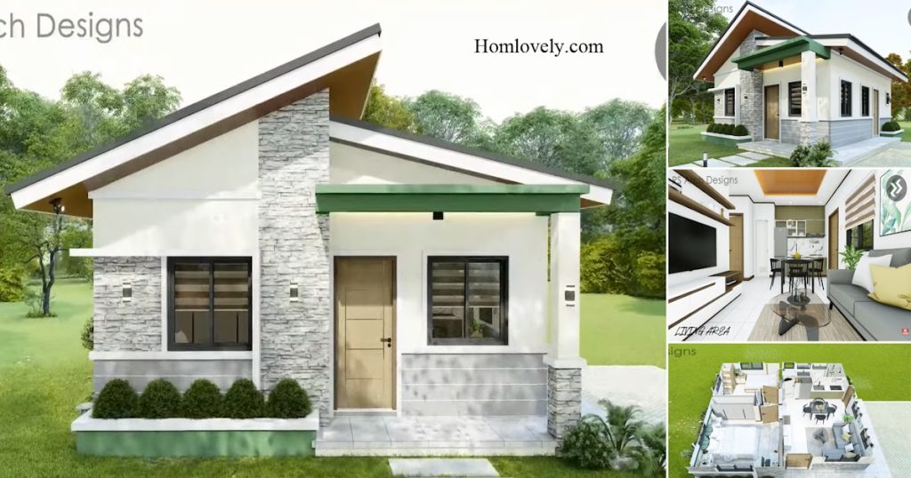Modern Small House Design | Low Budget House Design With 2 BEDROOM ...