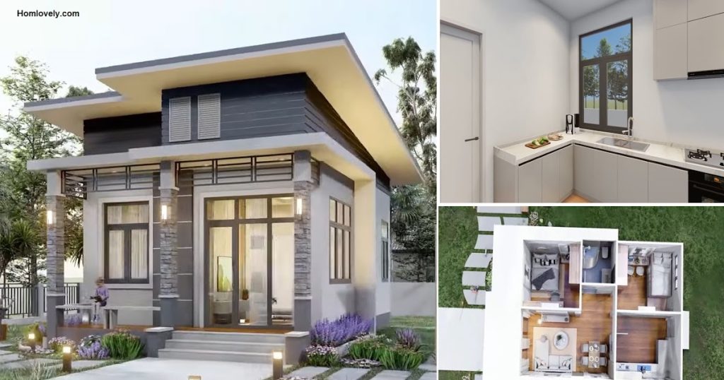 Low Budget Small House Design| 6m x 10m with 2 Bedrooms ~ » HouseDesigns