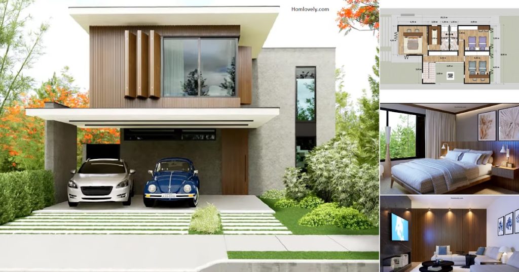 Modern House for Comfortable Living with 3 BEDROOMS ~ » HouseDesigns