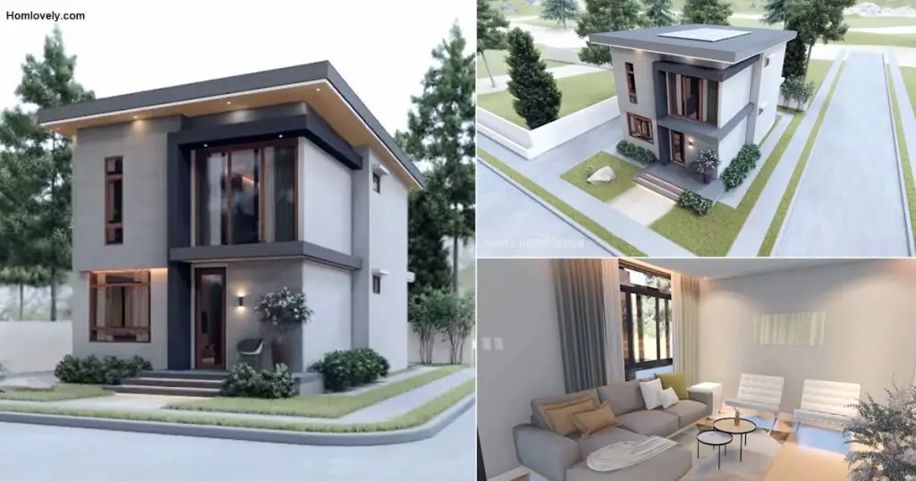 Simple 2 Storey House Design 7.00m x 8.50m with 2 BEDROOM ~ » HouseDesigns
