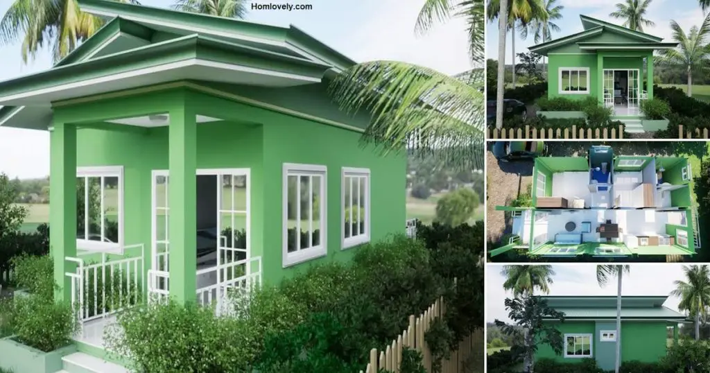 Simple House Design Ideas that Looks Fresh in Green ~ » HouseDesigns
