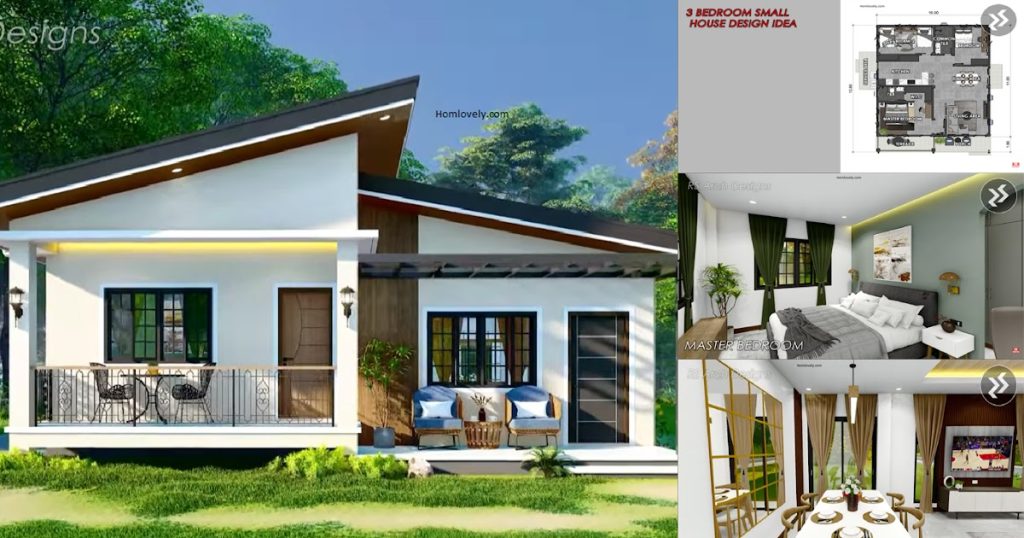 Simple House Design in 10 x 12.50 M with 3 BEDROOMS ~ » HouseDesigns