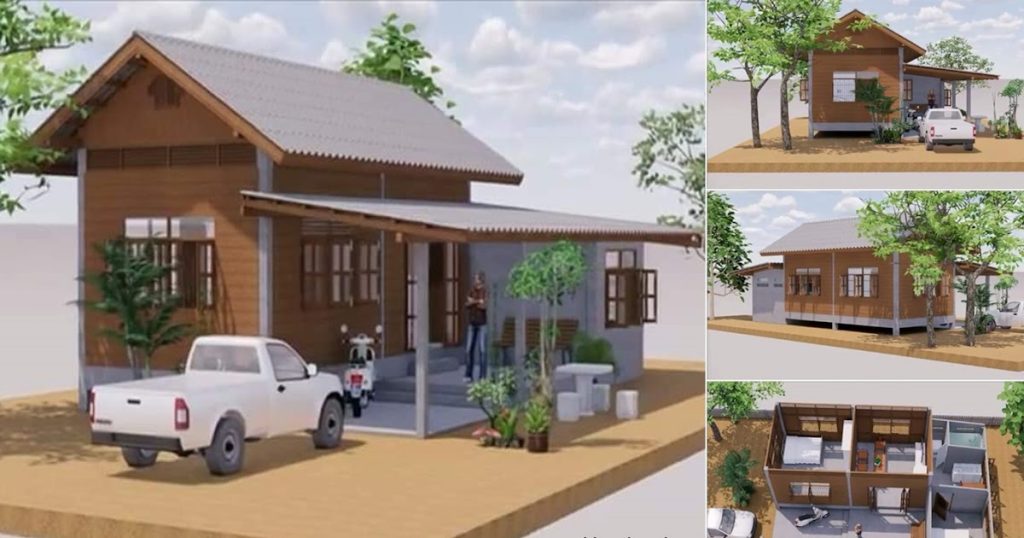 Simple and Affordable Farmhouse Design Idea For Small Family ...