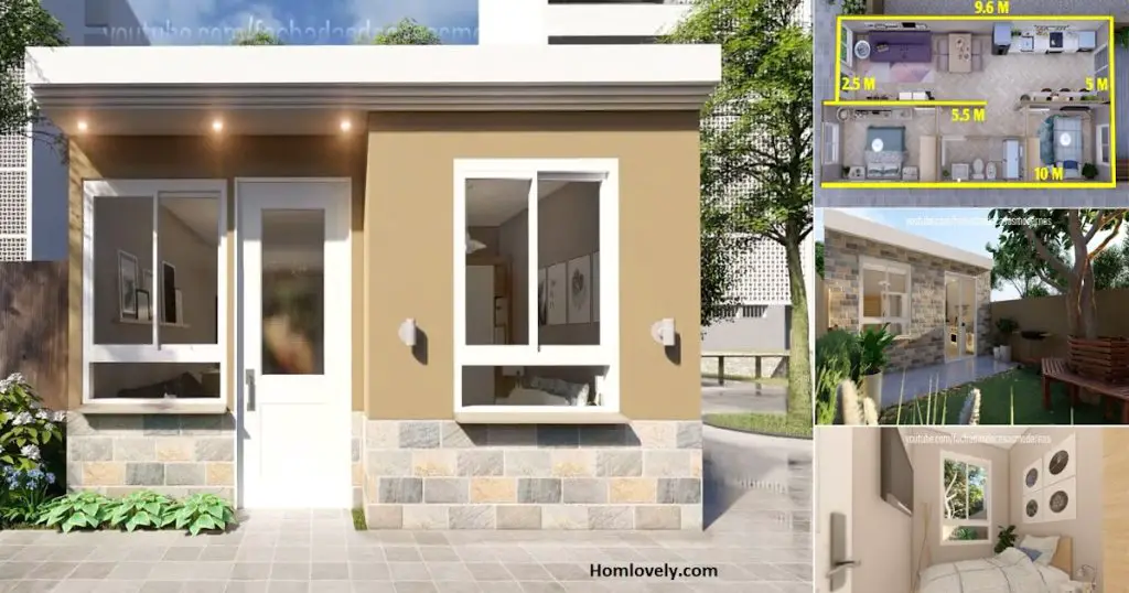 Small House Design 50 Sq m with 2 Bedroom + Floor Plan ~ » HouseDesigns