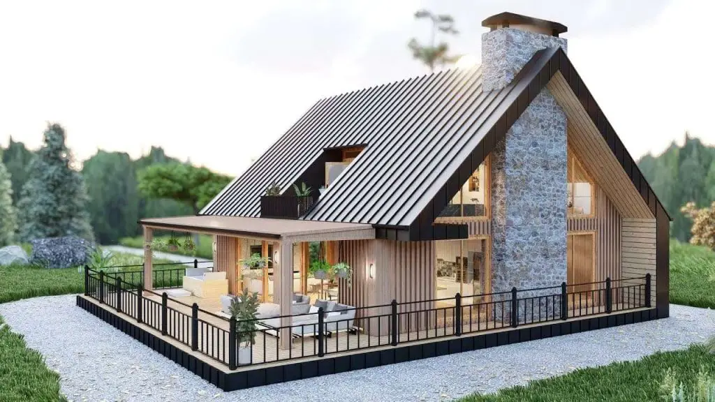 Small House Design with Comfortable and Elegant Floor Plan » HouseDesigns