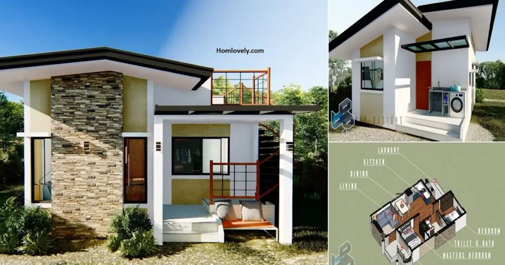 Small House Design with Roof Deck and 2 Bedroom ~ » HouseDesigns