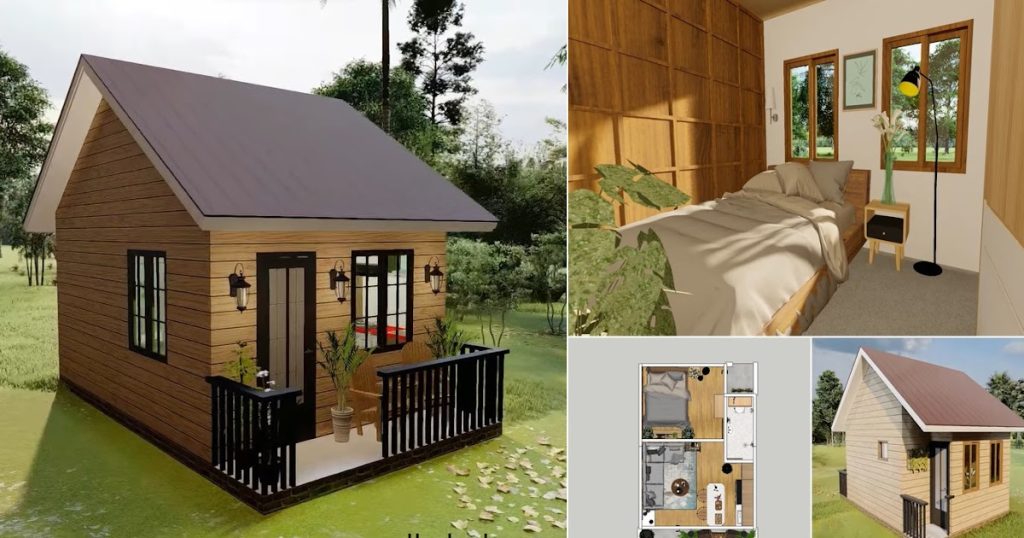 Tiny House Design 4 x 5,5 Meters Plus Floor Plan ~ » HouseDesigns