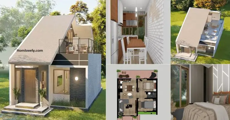 Tiny House with Loft Ideas 520 sq ft + 3 bedrooms with floor plan ~ » HouseDesigns