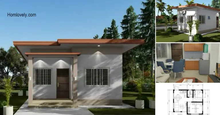 Tiny Simple House Design Idea With 2Bedrooms 5X6 meters ~ » HouseDesigns