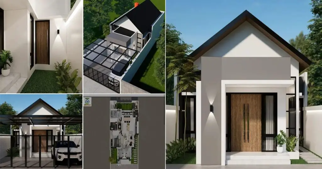 7.5 x 20 m Residence House Design with Floor Plan ~ » HouseDesigns
