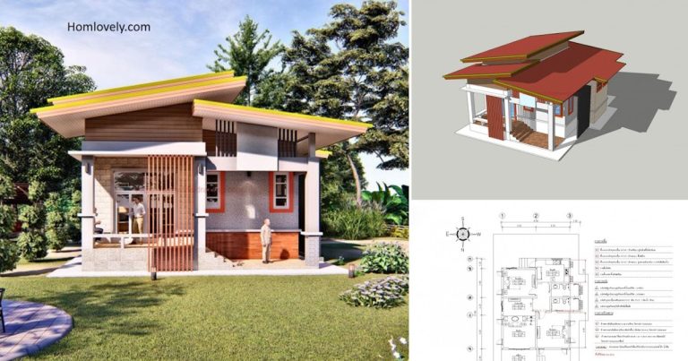 (5 X 7 m) Low-budget Half Concrete Half Clading House Design 180K Bahay ...