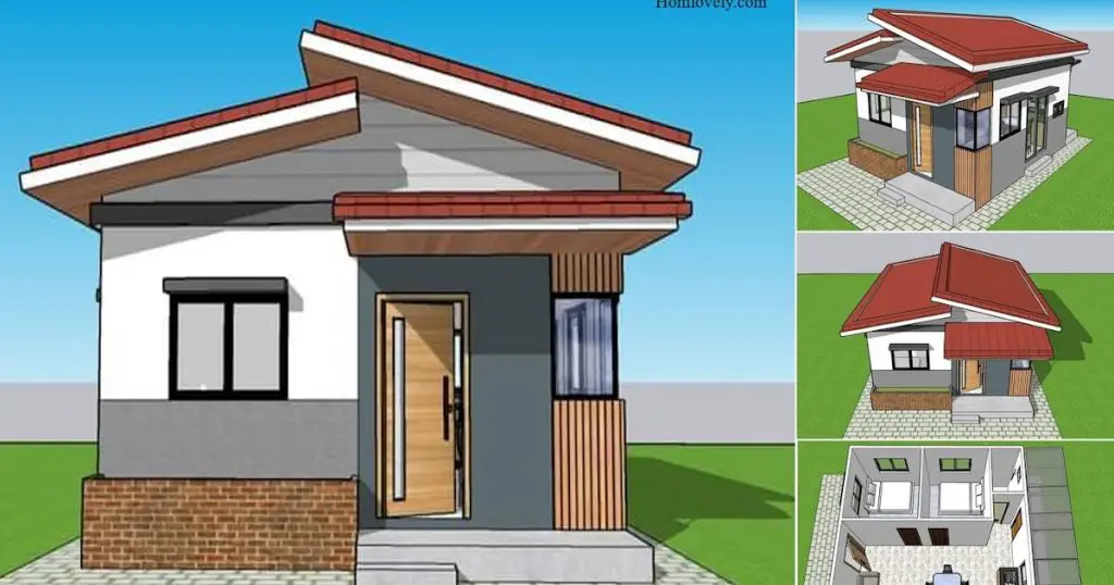 2 Bedroom Simple Small House Design With House Plan ~ » HouseDesigns
