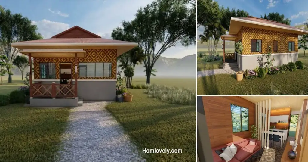 Small Amakan House Design 48 sqm (6m x 8m) with 3 Bedrooms ~ » HouseDesigns