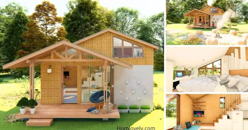Tiny Bahay Kubo with LOFT Bedroom » HouseDesigns