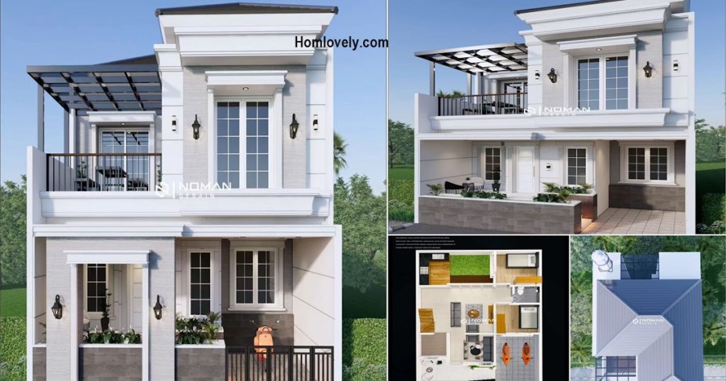 8×12 m Modern House Design with Floor Plan ~ » HouseDesigns