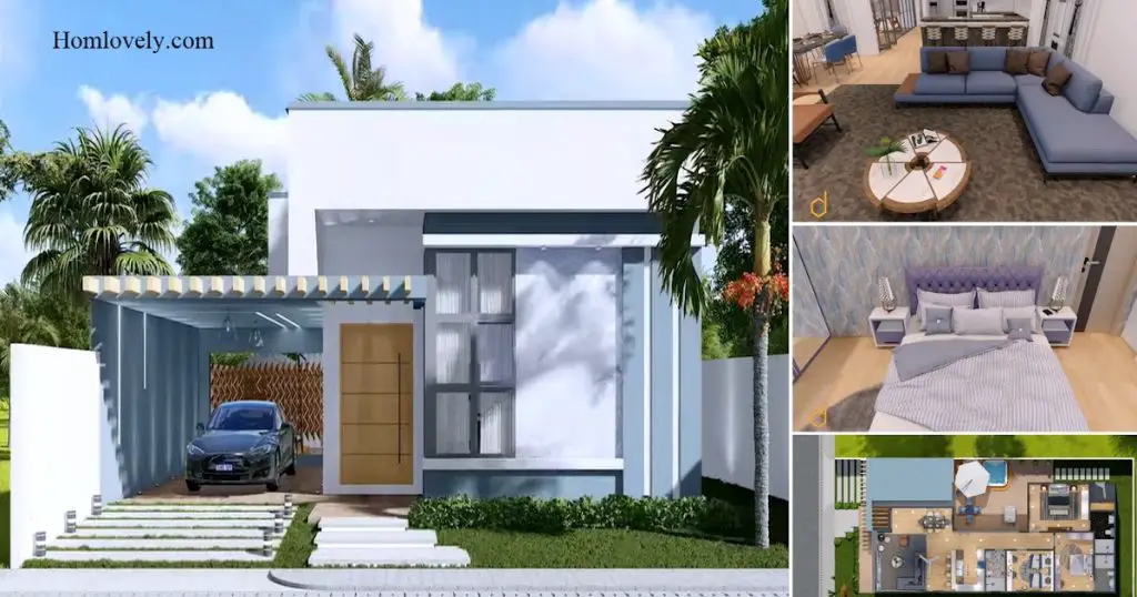 Contemporary Small House Design With Modern Interior Decor ~ » HouseDesigns