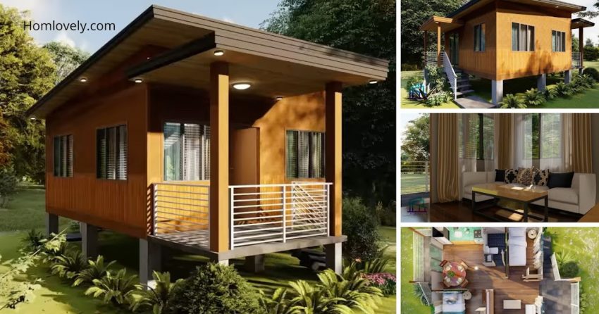 50 SQM Tiny Elevated Bahay Kubo Ideas ~ » HouseDesigns