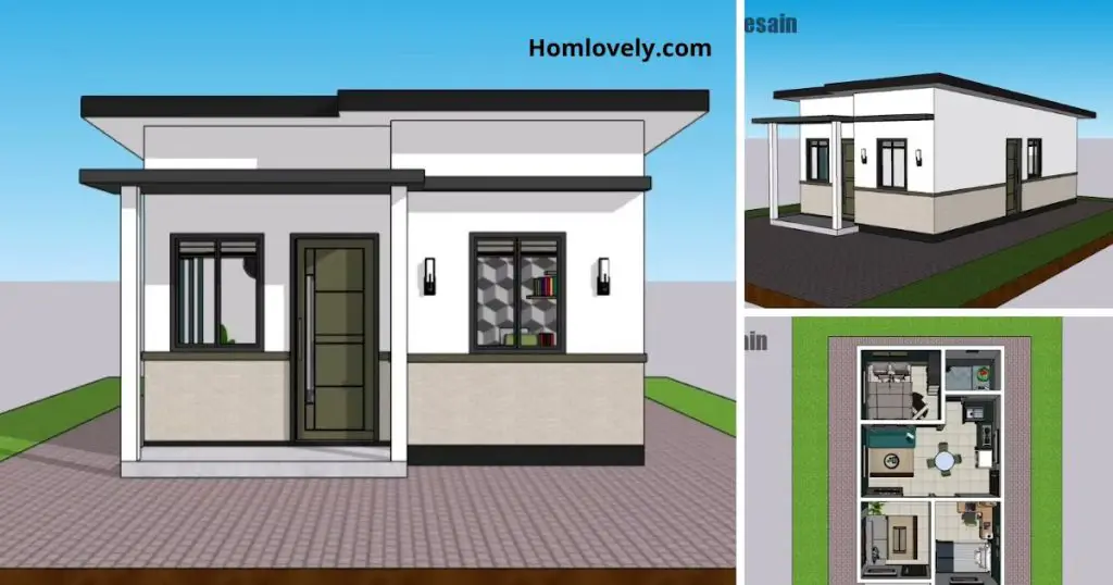 45 Sqm Simple House Design For Small Family ~ » HouseDesigns