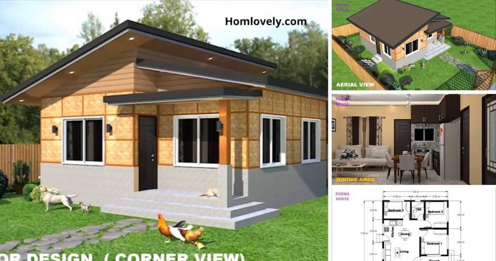 (49 SQM) Simple Half Amakan / Half Concrete House ~ » HouseDesigns