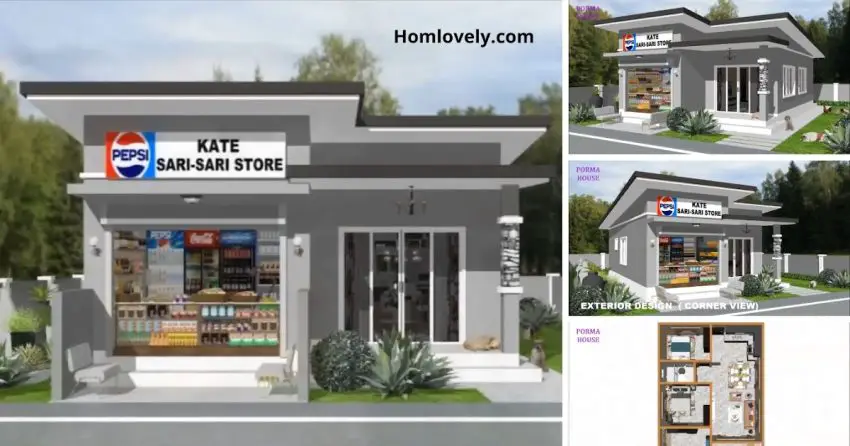 7 X 10 M Simple Pinoy House with Small Store Design ~ » HouseDesigns