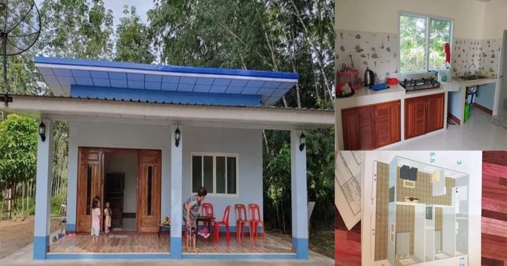 77 sqm Lovely Small House with Floor Plan ~ » HouseDesigns