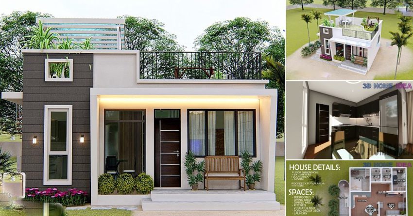 Growing House Concept for Small Land (8 x 7 m) ~ » HouseDesigns