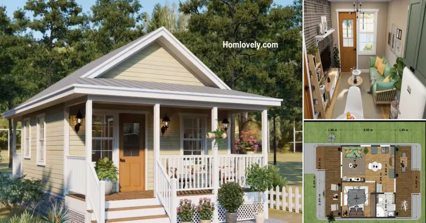 Small House Design (6 x 6 Meters) with Full Rooms ~ » HouseDesigns