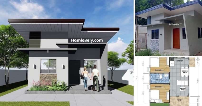 45 Sqm Ganda Nito Bahay Before-After Full Finish with Floorplan ...