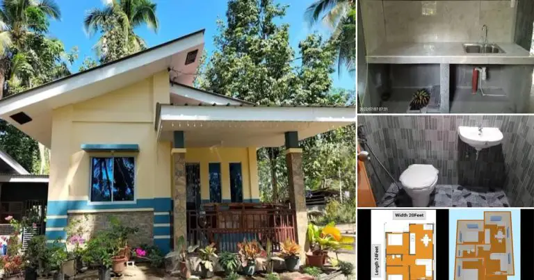 Small House (44 sqm) OFW House and Floor Plan ~ » HouseDesigns