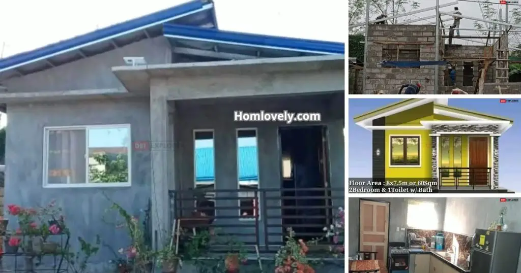 60 Sqm Simple Concrete House with Modern Design ~ » HouseDesigns