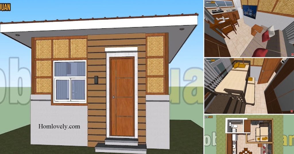 Inspiring Half Concrete Half Amakan Tiny House ~ » HouseDesigns